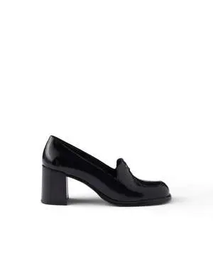 Prada Brushed Leather Loafers