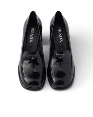Prada Brushed Leather Loafers