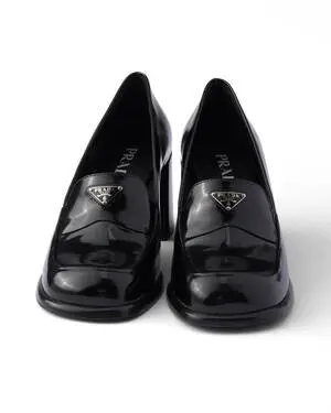 Prada Brushed Leather Loafers