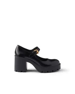 Prada Brushed Leather Pumps