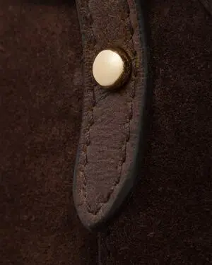 Prada Corsaire Suede Mini Shoulder Bag