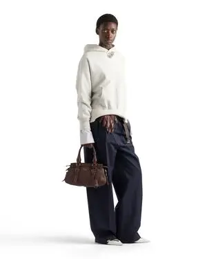 Prada Large Leather Tote Bag