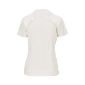 Phoebe Philo Cotton And Lyocell T-shirt With Patched Shoulders