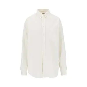 Phoebe Philo Cotton Denim Shirt - White