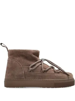 Inuikii Boots Leather Ankle Boots "leather Ankle Boots - Beige
