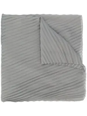 Emporio Armani Scarf Grey Stripes