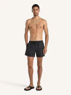 Balmain Balmain Monogram Swim Shorts Black