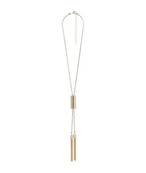 Balmain Long Brass Tassel Necklace - Gold