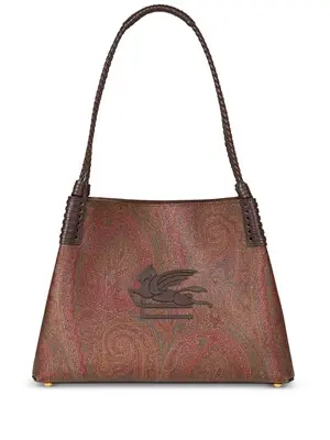 Etro Small Paisley Libra Tote Bag - Brown