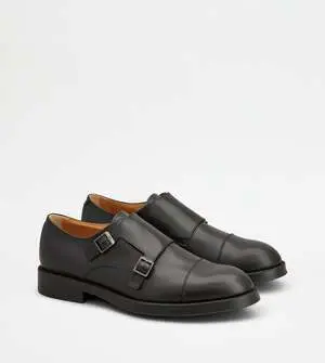 TOD'S Monkstraps In Leather