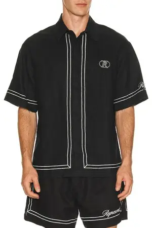 REPRESENT Border Shirt - Jet Black
