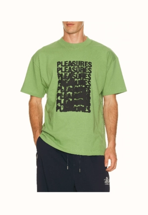 PLEASURES Immolate T-shirt - Sage