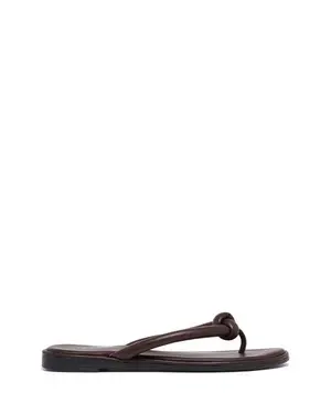THERAPY AUSTRALIA Tyana Open Round Toe Sandal - Chocolate Pu