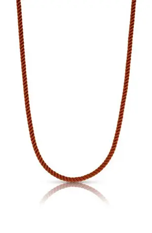 THATCH Coco Silk Cord Necklace - Sienna