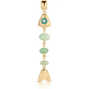 THATCH La Pez Bail Charm Pendant - Chrysoprase
