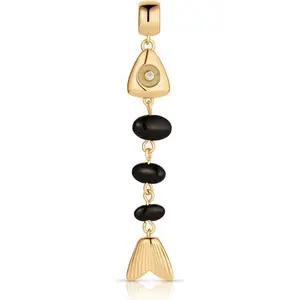 THATCH La Pez Bail Charm Pendant - Onyx