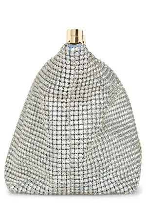 JIMMY CHOO Ganache Crystal Mesh Clutch