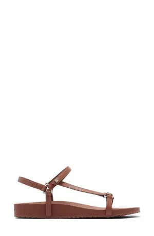 FRANKIE4 Bronte Waterproof Ankle Strap Slide Sandal - Rich Tan