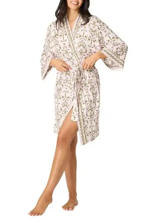PJ Salvage Deja Vu Dreams Robe - Ivory Multi