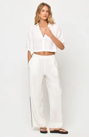 L*Space Kitt Cropped Cover-up Top