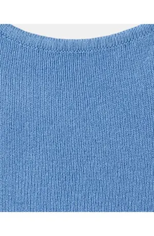 Mango Open Back Knit Top With Tie Detail