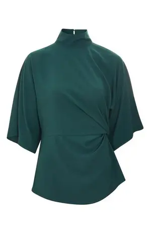 Topshop Origami Tuck Blouse