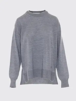 AMI Paris Crew-neck Wool And Silk Pullover