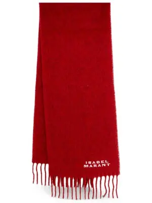 Isabel Marant Étoile Firny Wool Scarf - Red