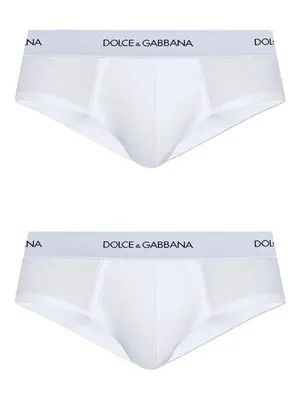 Dolce & Gabbana 3-pack Regular Slip Brando In Jersey Stretch White