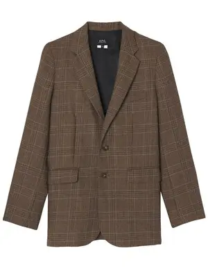 A.p.c. Annie Wool Jacket - Brown