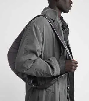 LEMAIRE Medium Grained Leather Croissant Shoulder Bag