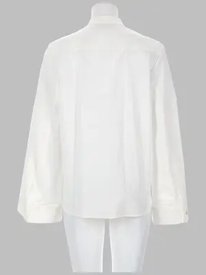 Tory Burch Cotton Tunic With Bow Detail - White
