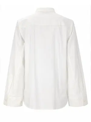 Tory Burch Cotton Tunic With Bow Detail - White