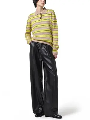 Paul Smith Striped Rugby Maglia - Yellow
