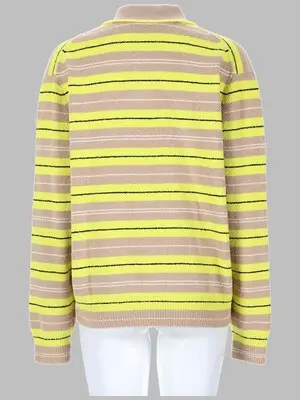 Paul Smith Striped Rugby Maglia - Yellow