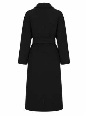 Max Mara Draped Wool Midi Coat