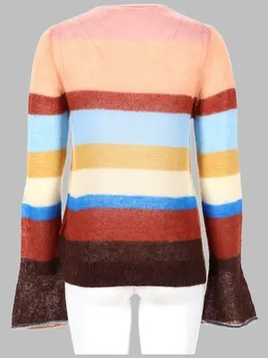 Paul Smith Striped Mohair Blend Sweater - Multicolour
