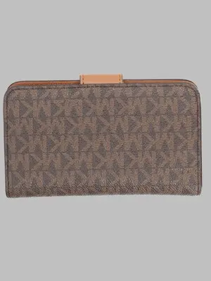 Michael Kors Portafoglio Medium Con Stampa Logo E Ciondolo Mk Pop