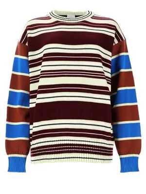 Paul Smith Maglia In Lana E Cotone A Righe - Multicolour