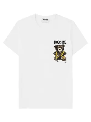 Moschino Teddy Bear Print T-shirt - White