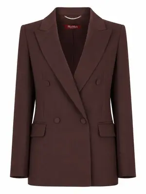 Max Mara Blazer Doppiopetto In Evenrs Satin