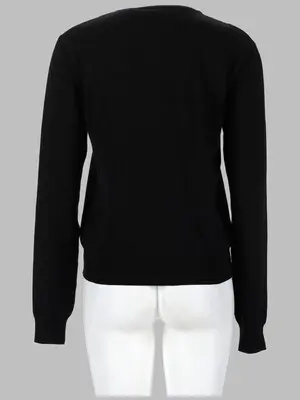 Moschino Teddy Bear Appliqué Knit Sweater