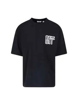 Off-White Style Cotton T-shirt For - Black