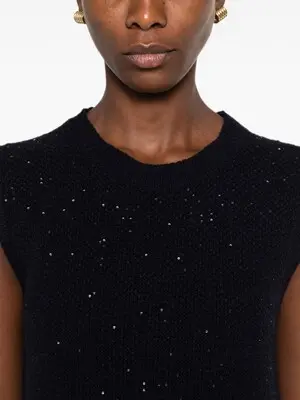 Fabiana Filippi Sleeveless Mini Dress With Sequins