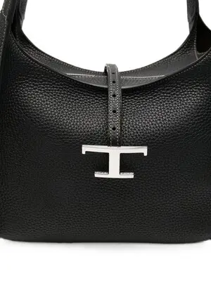 TOD'S T-timeless Small Leather Tote Bag - Black