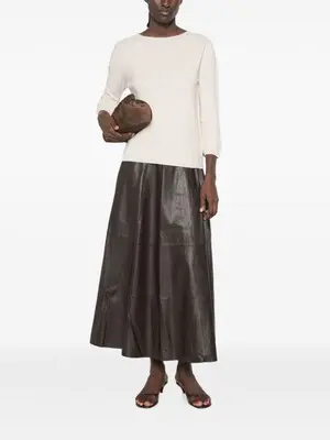 Fabiana Filippi Wool Blend Crewneck Sweater