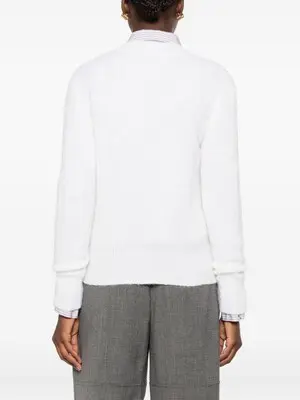 BASE Wool V-necked Cardigan