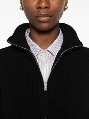 BASE Wool Zipped Cardigan