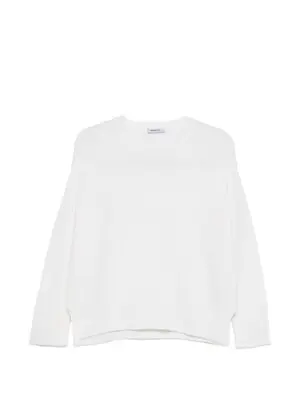 BASE Wool And Cashmere Crewneck Sweater - White