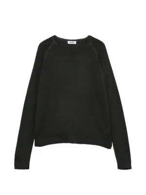 BASE Wool And Cashmere Crewneck Sweater - Green